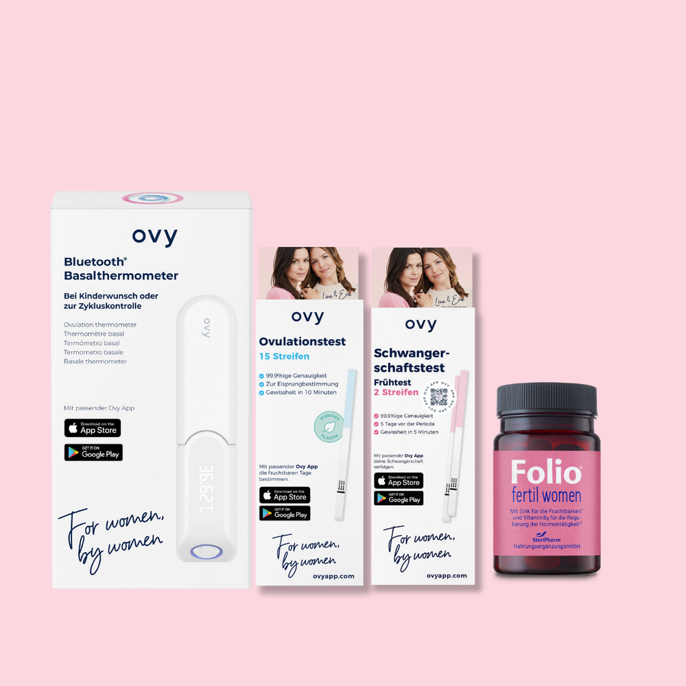 Ovy Thermometer & App | Schwanger werden & Zyklusverfolgung